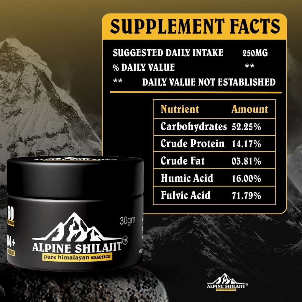 Alpine Shilajit - Gold Grade Sun Dried - Alpine Shilajit